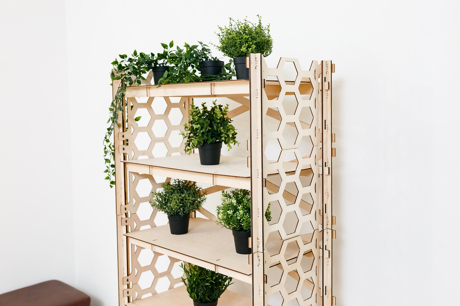 Bookcases Bookshelf For Home Plant Stand Bookcase Wood Etsy
