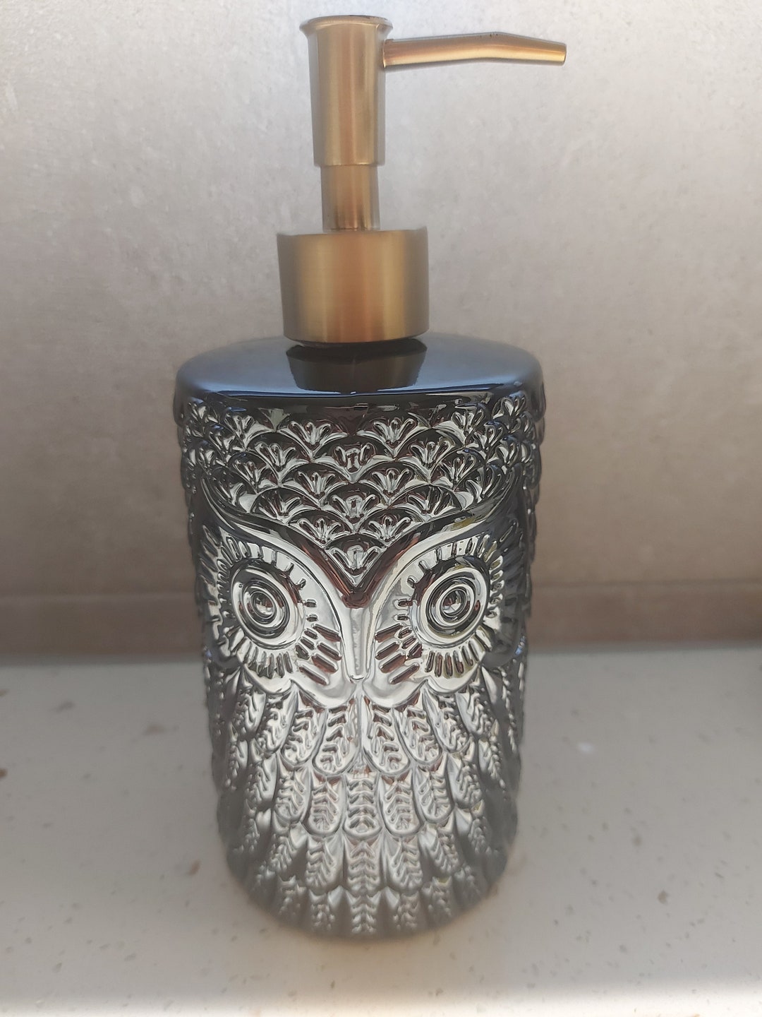 Soap Dispenser Owl Vintage - Etsy Australia