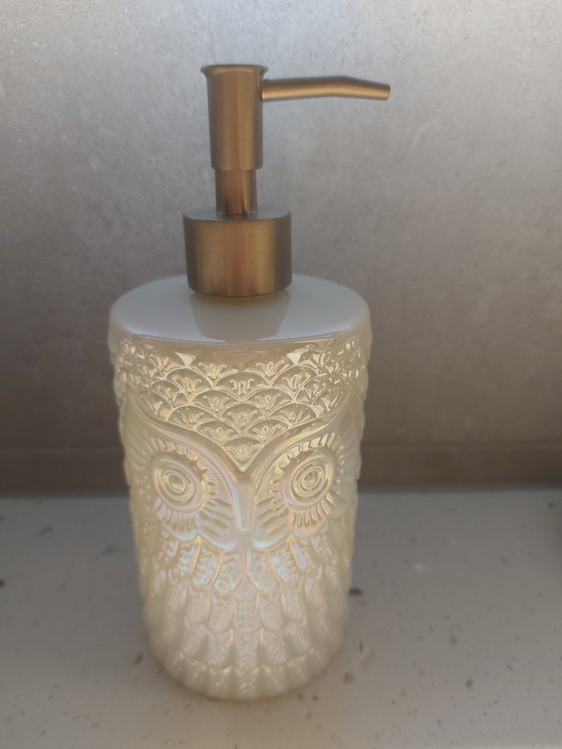 Soap Dispenser Owl Vintage - Etsy Australia