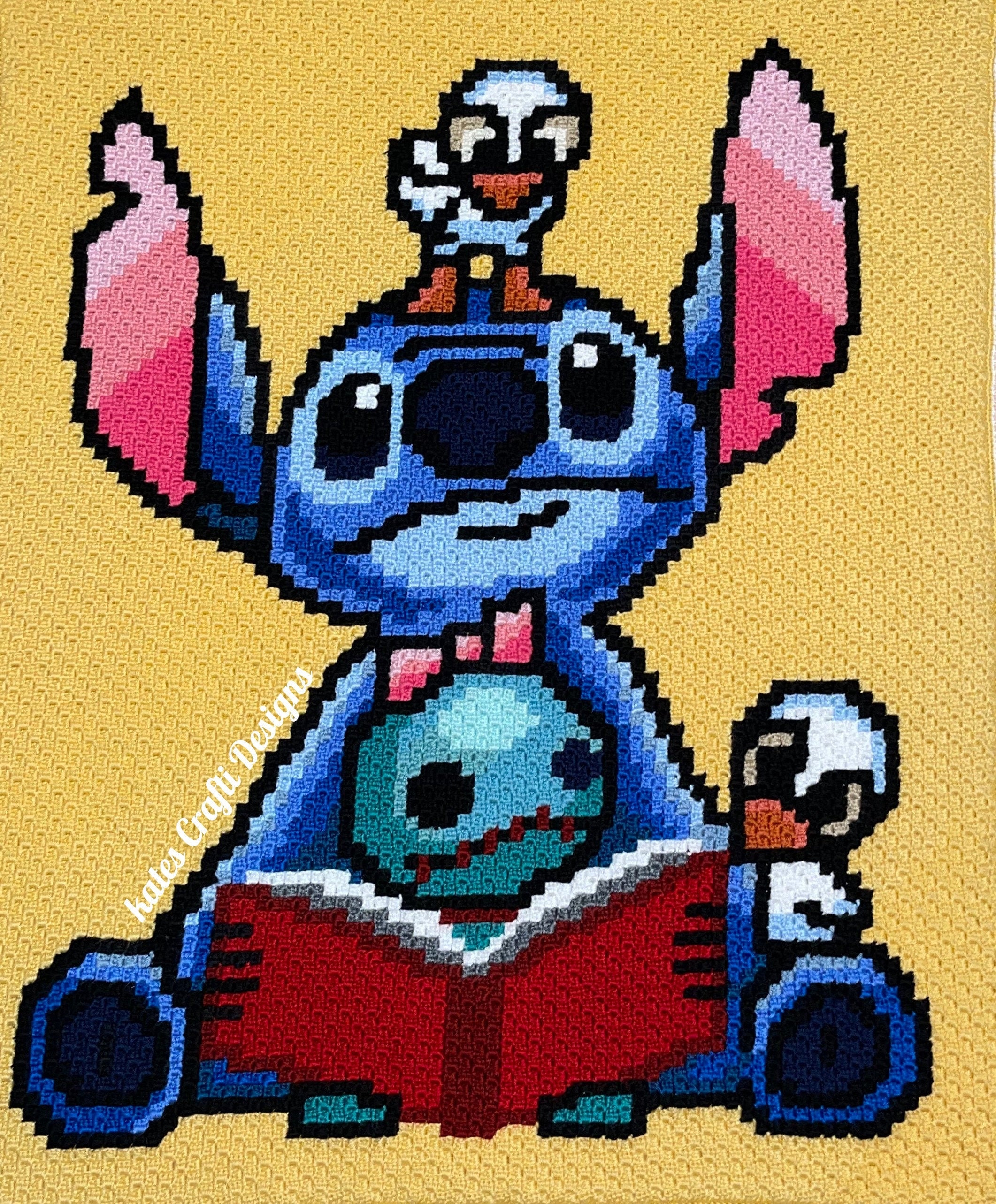 Stitch Inspired C2C Graphghan Pattern Only - Etsy