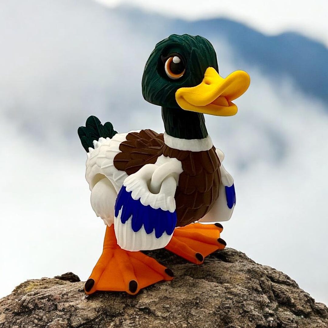 Mallard Duck - 3D Printed Mallard Duck Figurine - Etsy