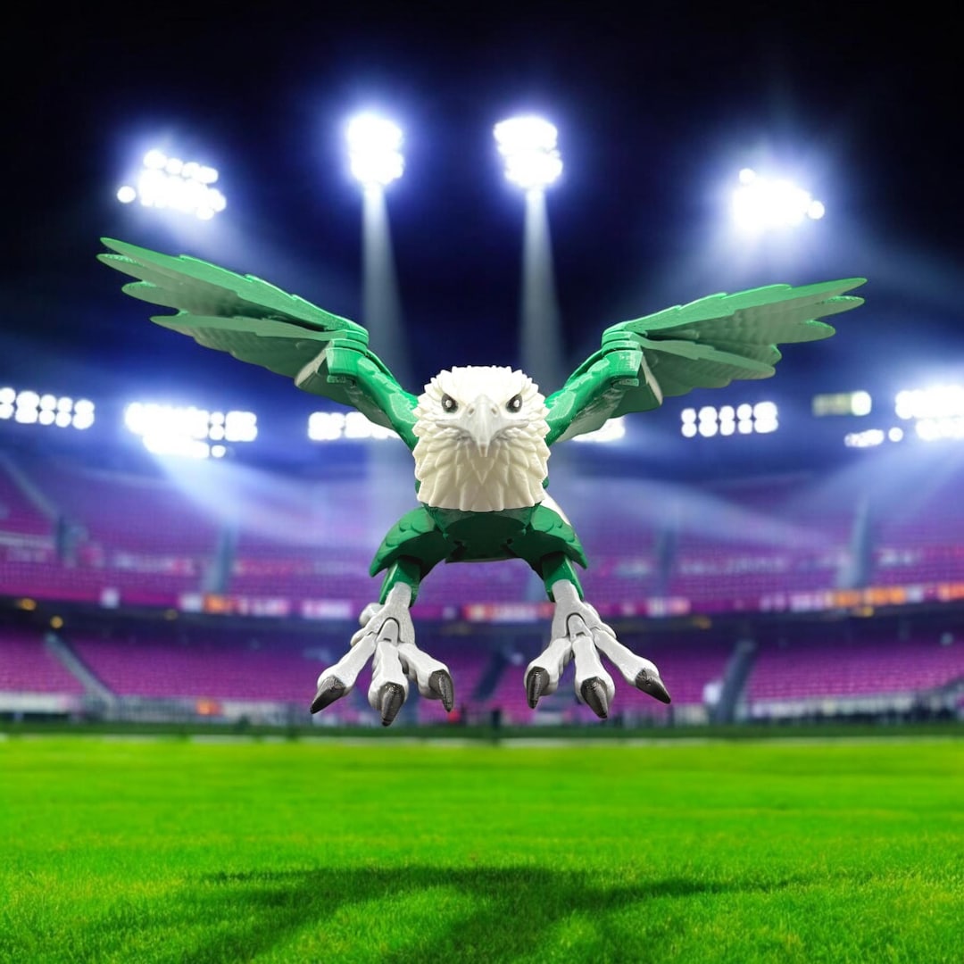 Eagle - 3D Printed Articulated Eagles Mascot - Etsy