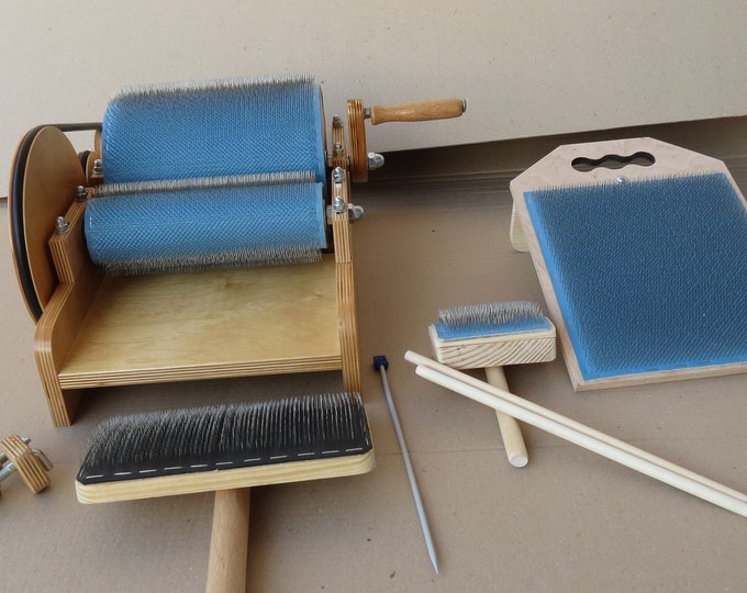 Deluxe Manual Brother Drum Carder - Etsy