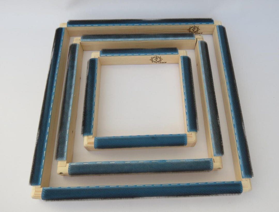 Rug Hooking Frame - Wooden Frame for Punch Needle Embroidery - Punch ...