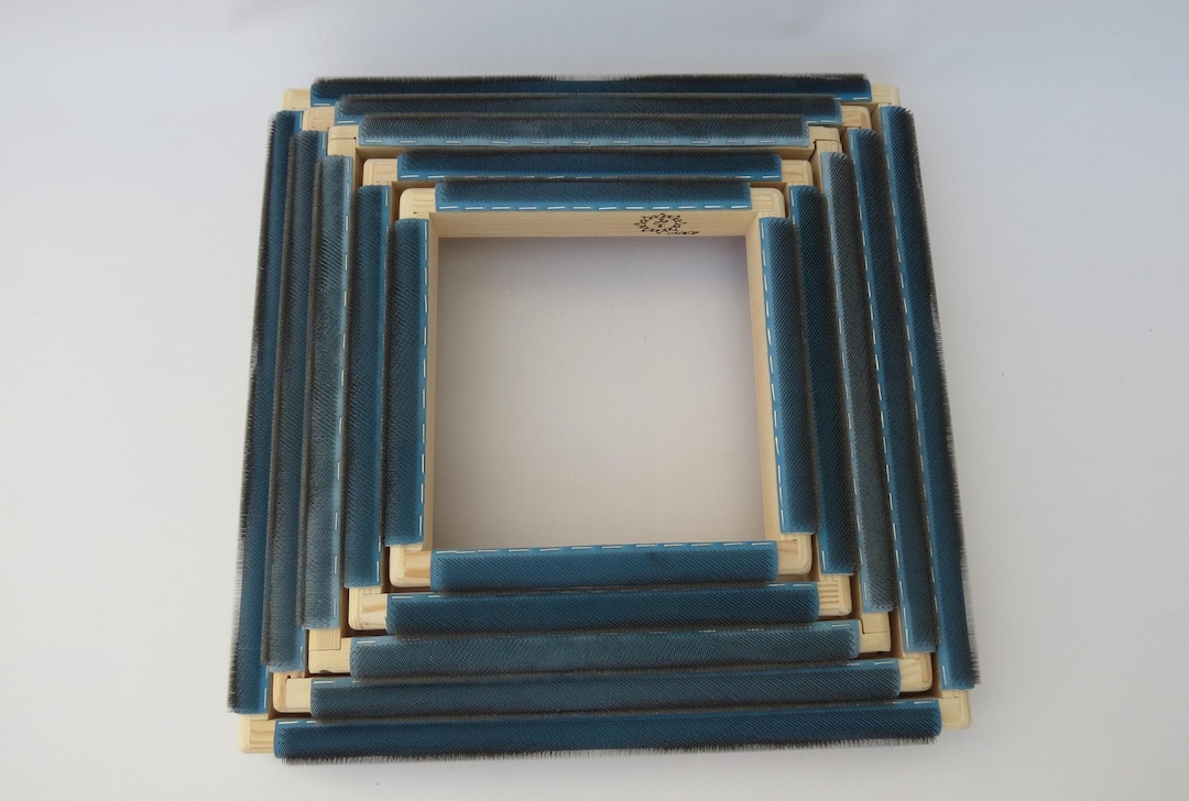 Rug Hooking Frame - Wooden Frame for Punch Needle Embroidery - Punch ...