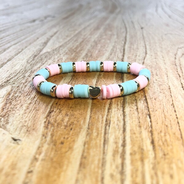 Clay Bead Bracelet - Etsy