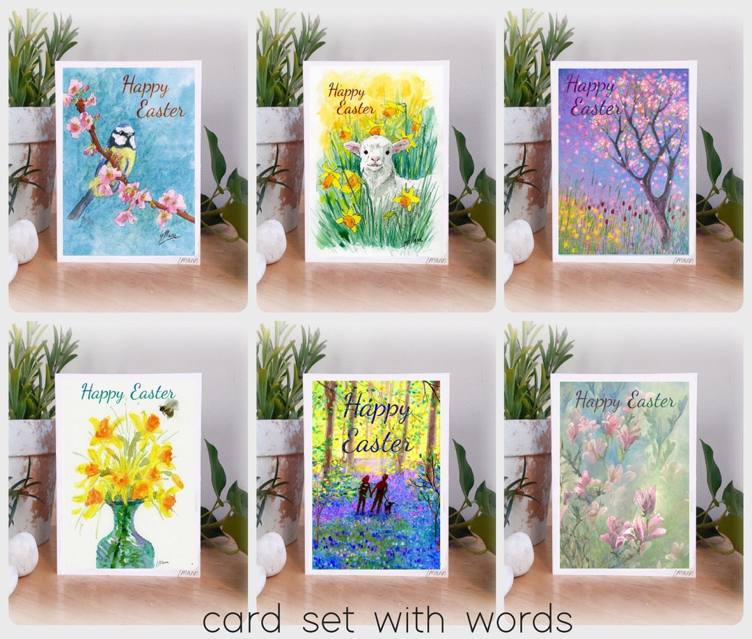 Easter Notecards, Spring Cards, Flower Card Pack, Mini Cards, Flower ...