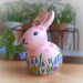 Easter Bunny, Hand Painted, Ceramic Easter Decoration - Etsy