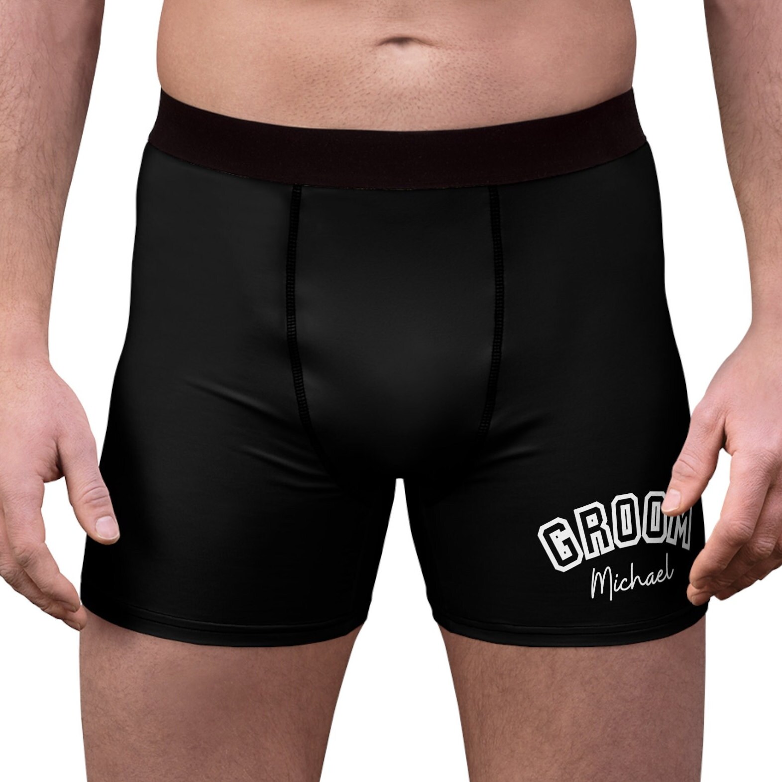 Personalized Groom Underwear, Men's Briefs Gift for Groom, Customizable ...