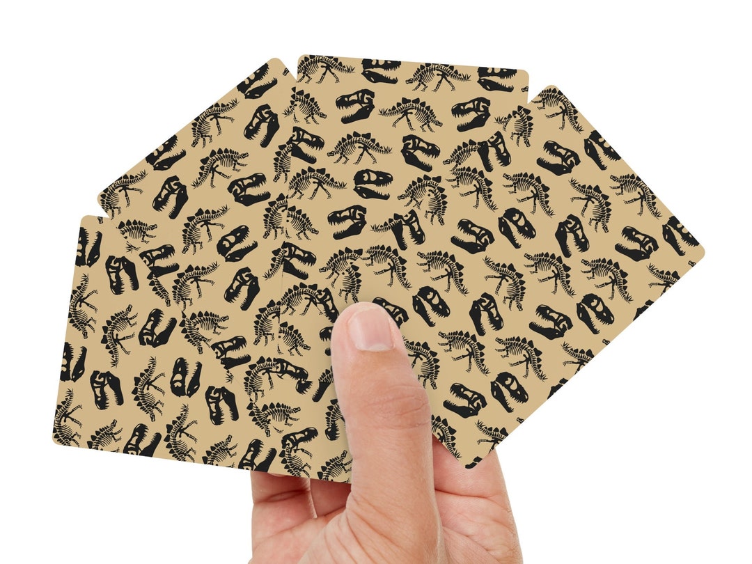 Dinosaur Poker Cards, Dinosaur Playing Cards for Kids Birthday, Fun ...