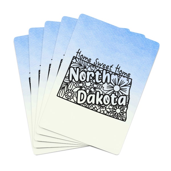 North Dakota Christmas Card - Etsy