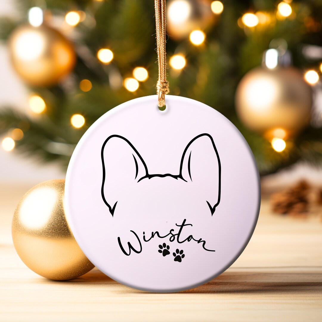 French Bulldog Owner Gift, Frenchie Dog Owner Christmas Tree Ornament ...