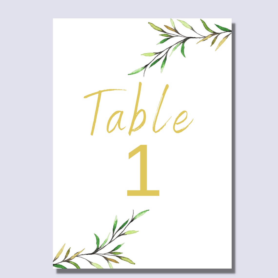 Wedding Table Numbers Printable, Table Numbers Templates, EDITABLE With ...
