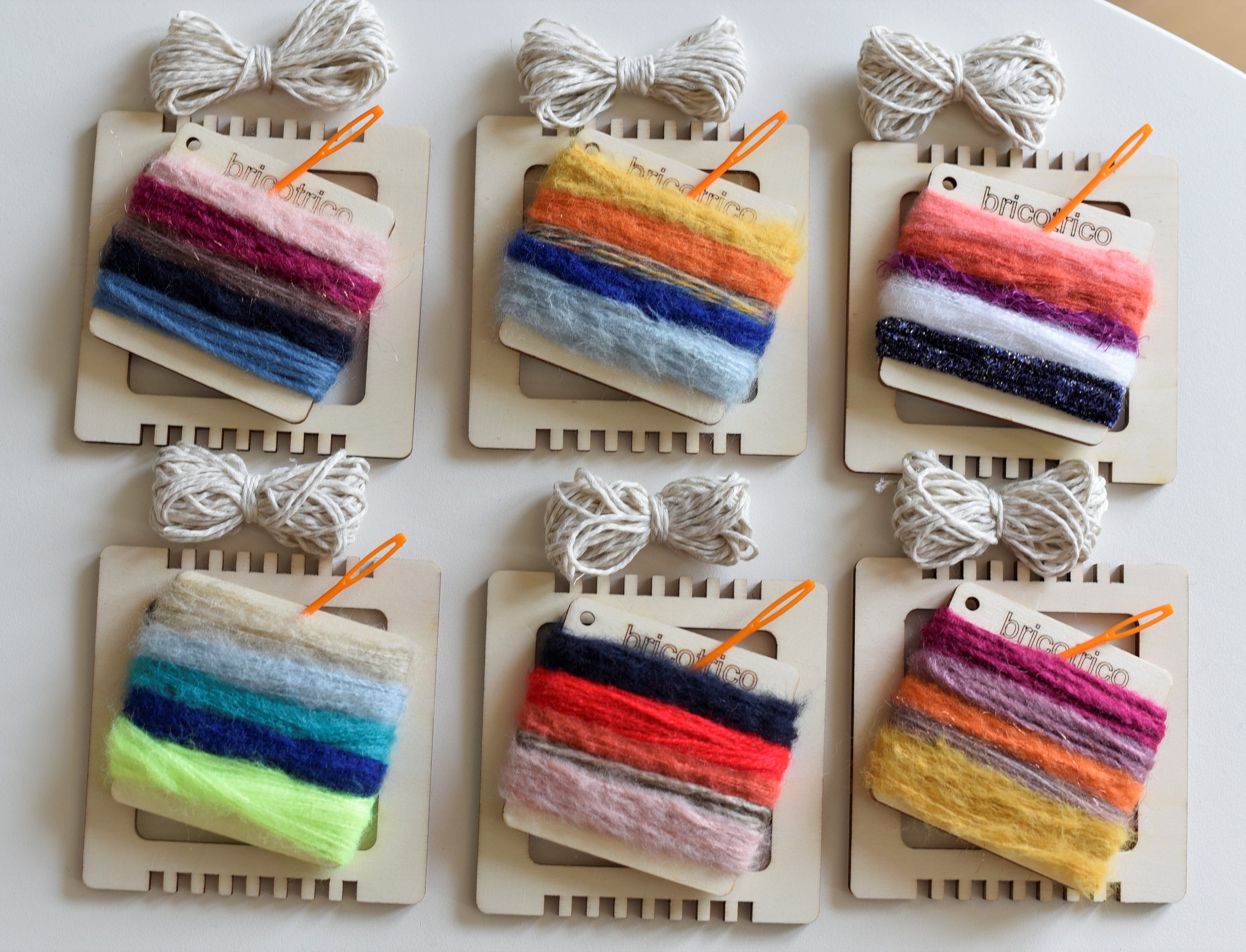 Mini Weaving Loom Set of 3/6craft Partydiy Weaving - Etsy