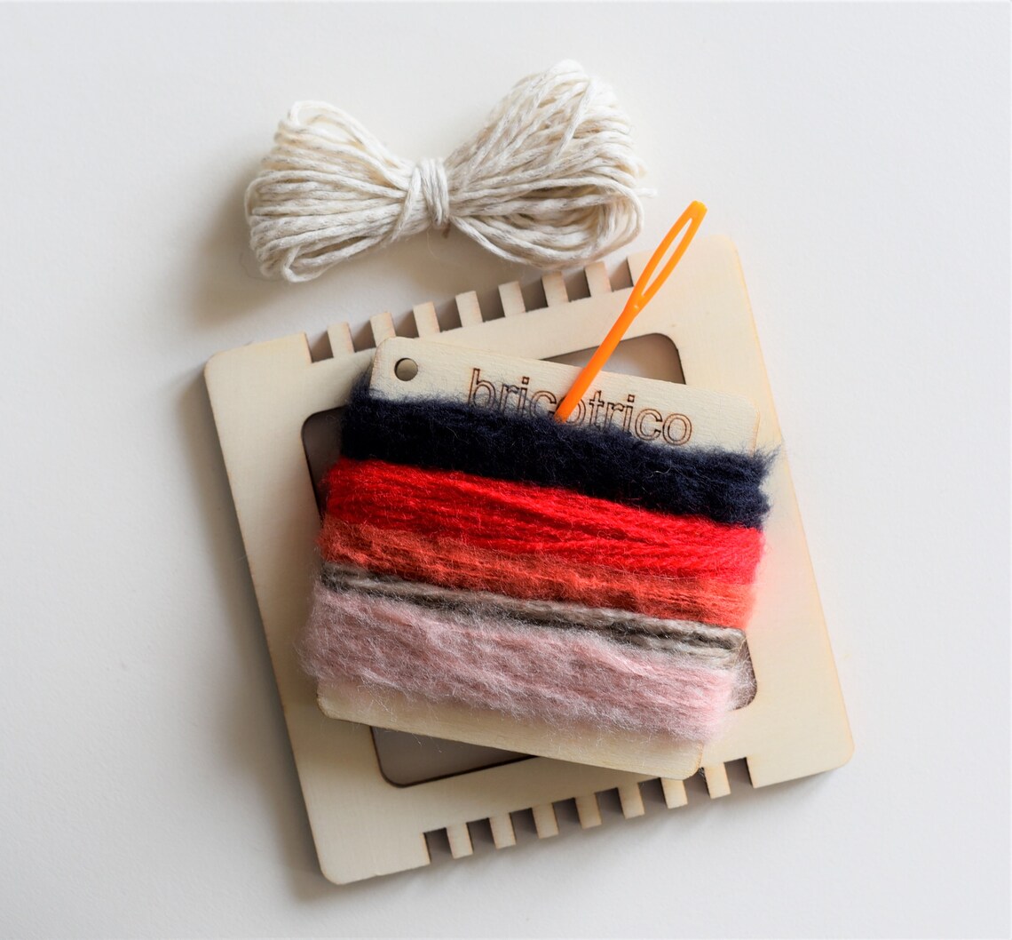 Mini Weaving Loom Set of 3/6craft Partydiy Weaving - Etsy