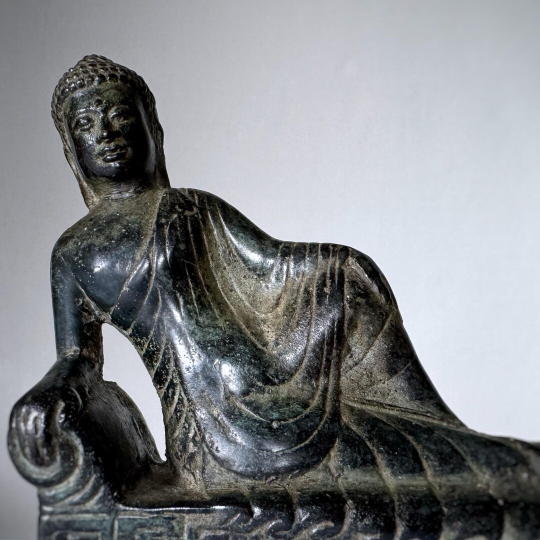 Reclining Buddha Statue - Etsy Canada