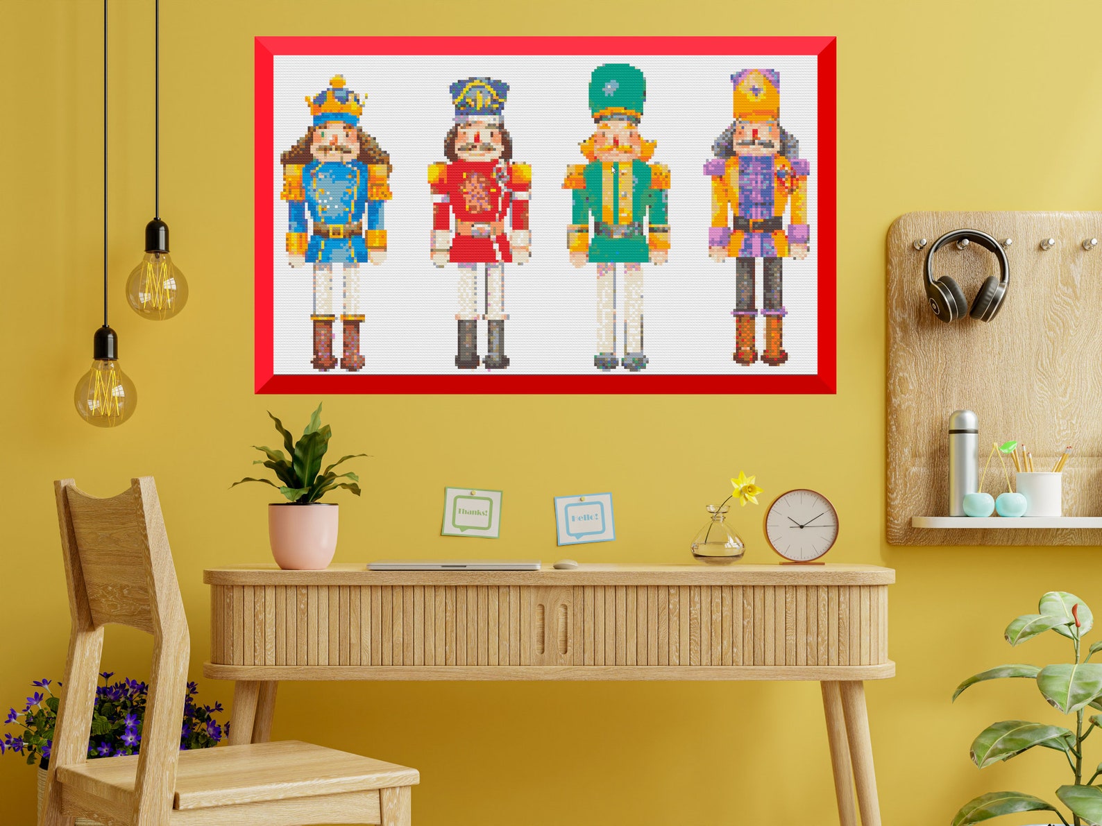 Nutcracker Cross Stitch Patterns, 3 Nutcrackers Christmas Printable PDF ...