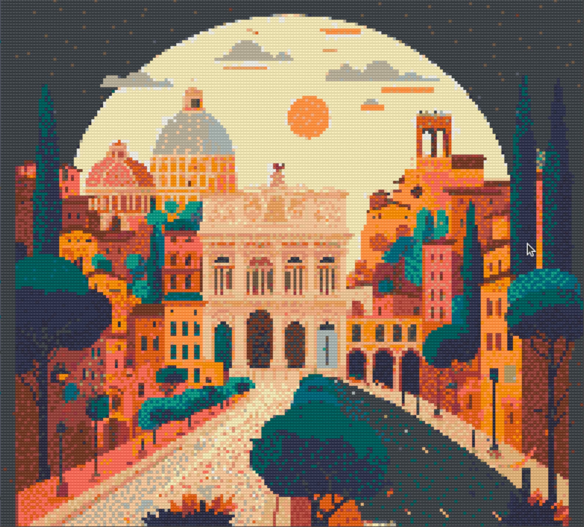 8 City Cross Stitch Patterns Printable PDF Patterns New - Etsy