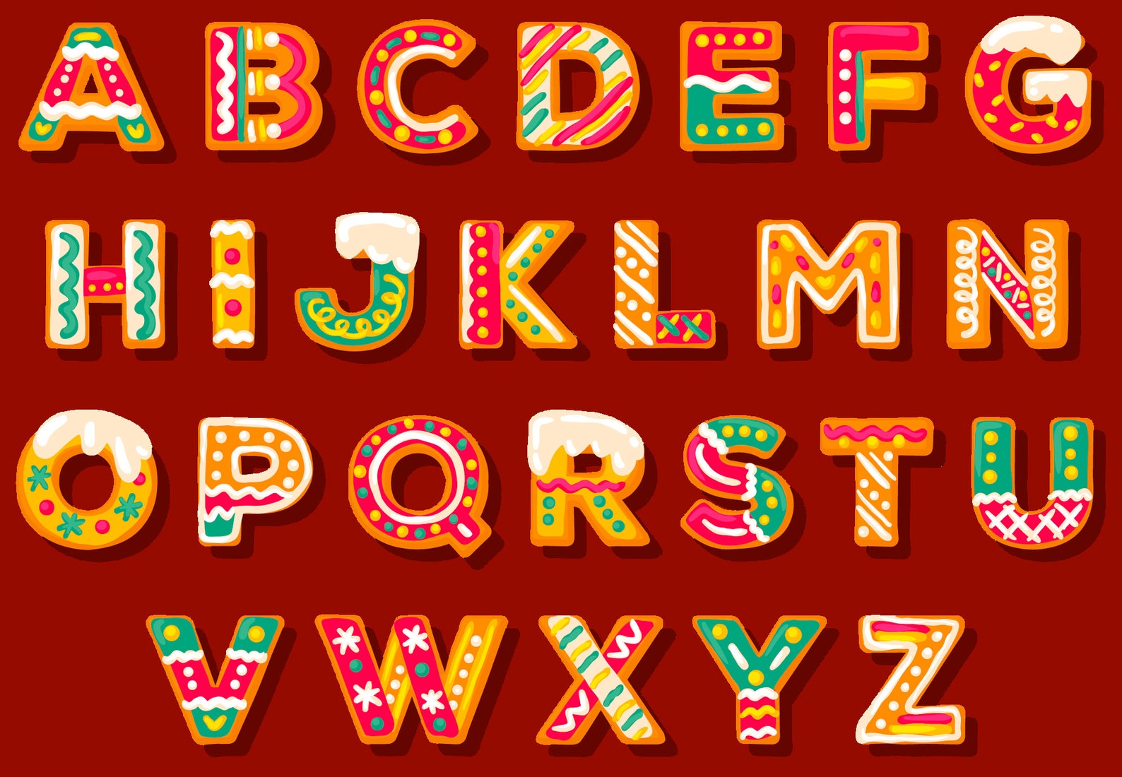 Strawberry Cross Stitch Alphabet PDF Pattern Printable | Etsy