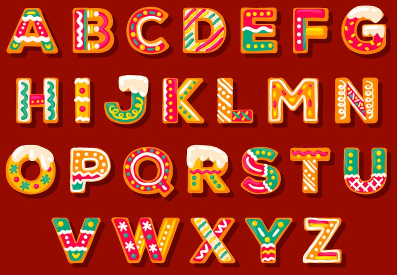 Strawberry Cross Stitch Alphabet PDF Pattern, Printable Pattern, Color ...