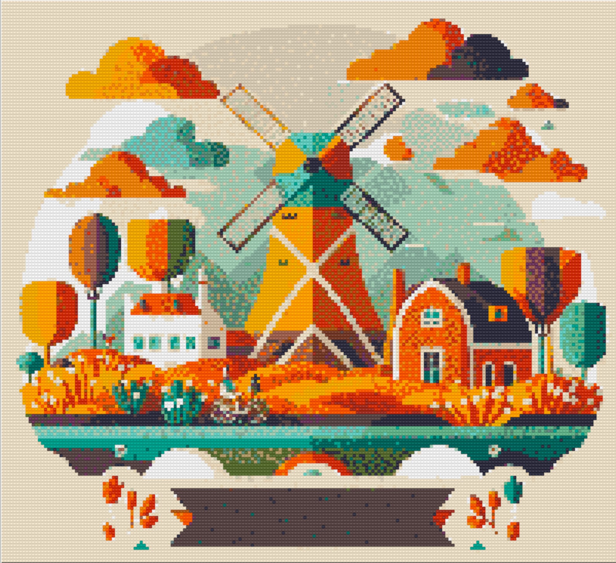 8 City Cross Stitch Patterns, Printable PDF Patterns, New York, London ...