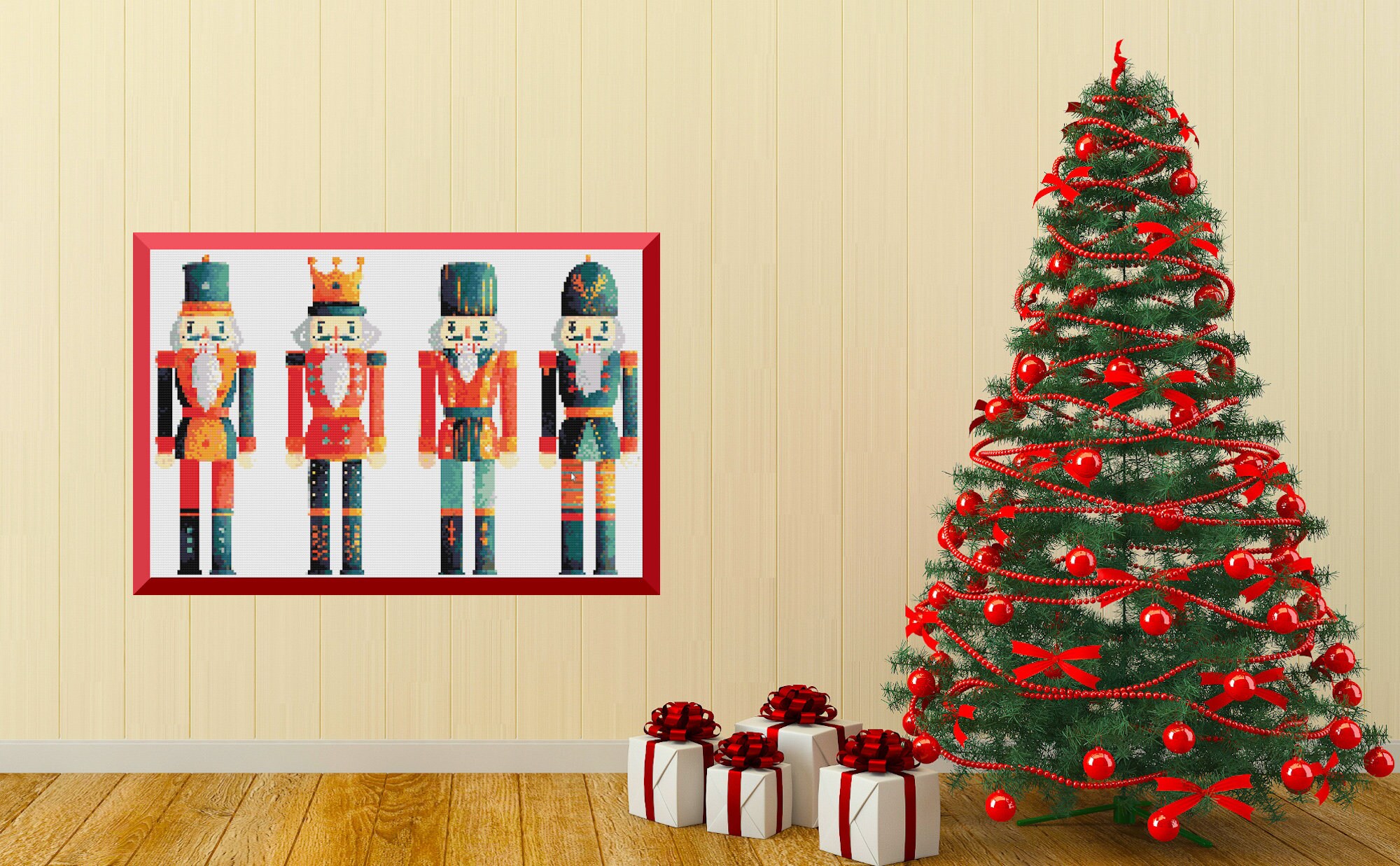 Nutcracker Cross Stitch Patterns, 3 Nutcrackers Christmas Printable PDF ...