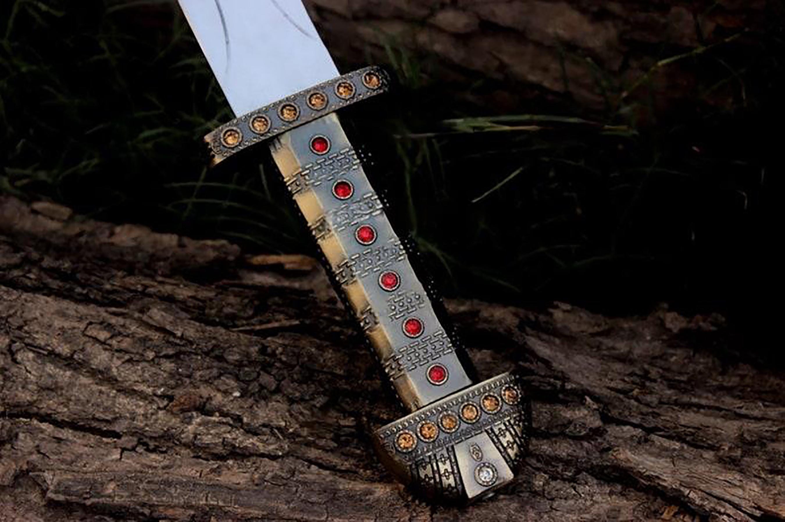 King Ragnar Lothbrok Viking Sword, Handcrafted Norse Replica Nordic ...