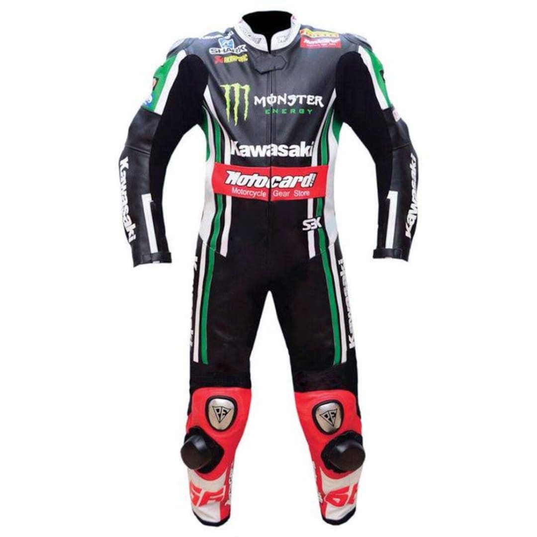 Handmade Motogp Men Motorbike Racing Suit - Top Grain Cowhide Mild ...