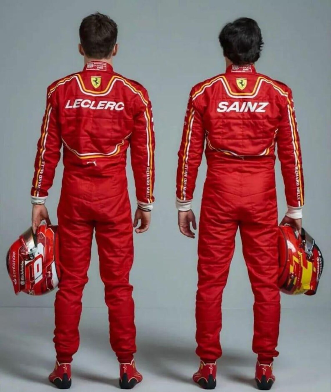 F1 Ferrari 2024 Go Kart Racing Suit, (free Gloves, Balaclava) CIK/FIA ...
