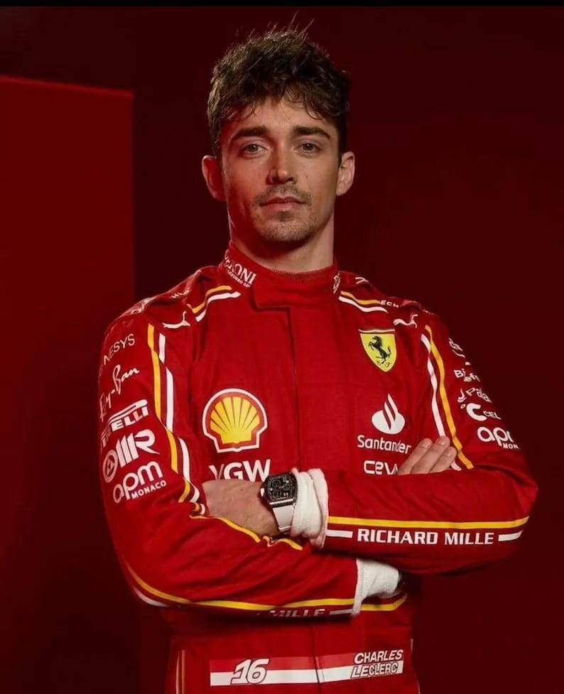 F1 Ferrari 2024 Go Kart Racing Suit, (free Gloves, Balaclava) CIK/FIA ...