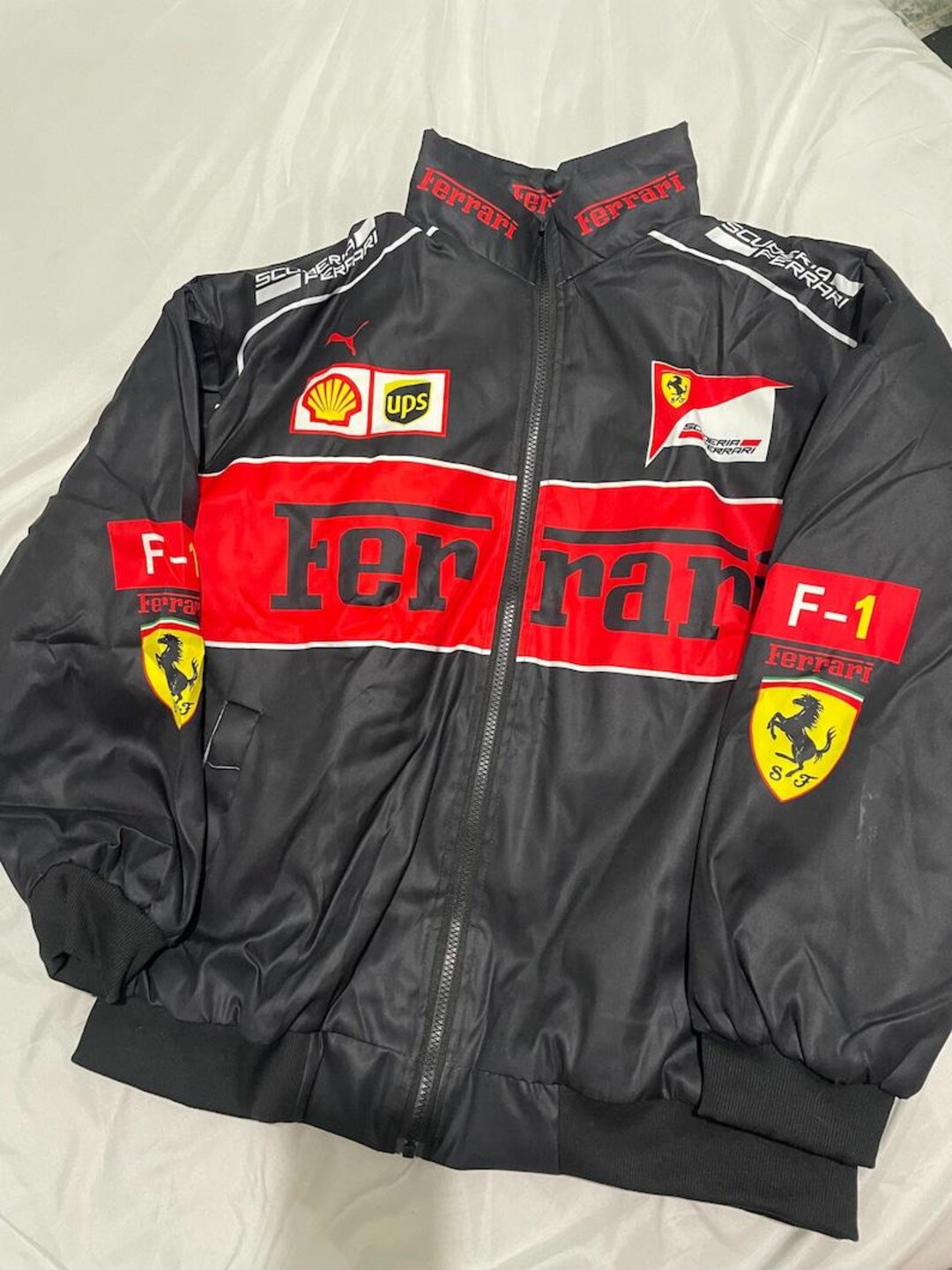 Formula 1 Ferrari Racing Jacket, F1 Ferrari Jacket, Ferrari Jacket, 90s ...