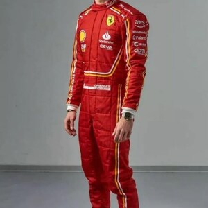 F1 Ferrari 2024 Go Kart Racing Suit, (free Gloves, Balaclava) CIK/FIA ...