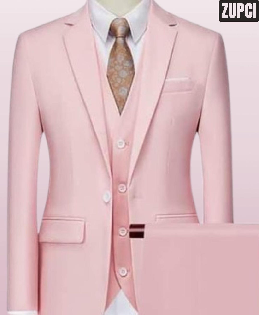 Men's Unique Suit , Light Pink Suit for Men , Tailored Suit for Men ...