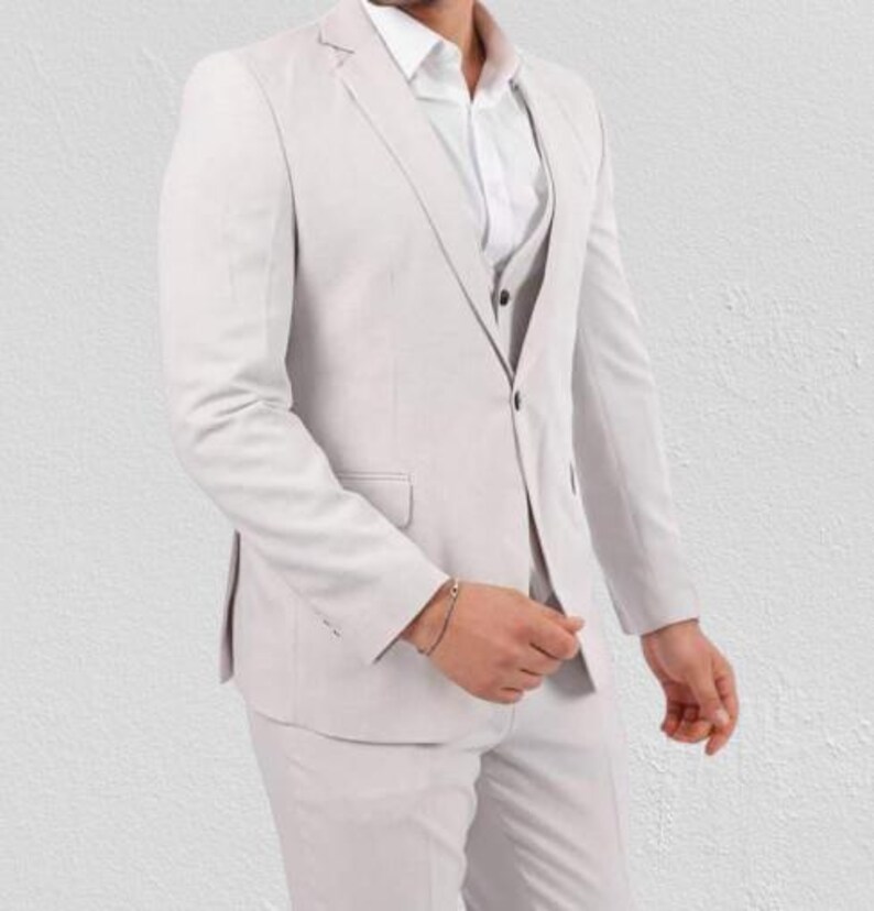 White Three Piece Suit , Men Wear Suit , Unique Suit , Classic Suit ...