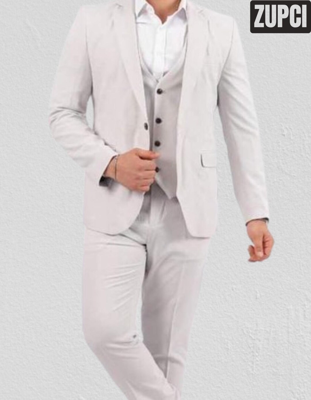 White Three Piece Suit , Men Wear Suit , Unique Suit , Classic Suit ...