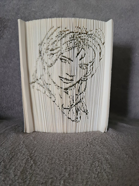 Book Page Cut Art