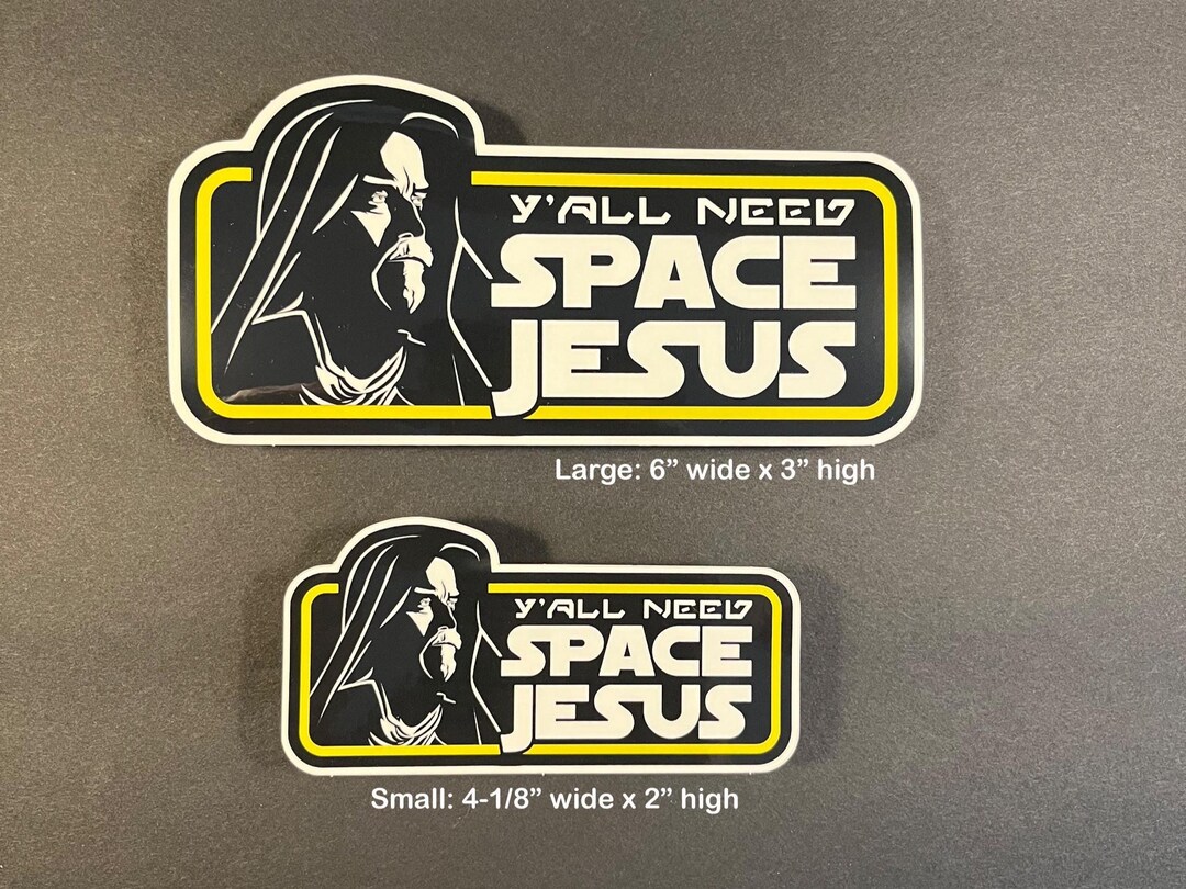 Star Wars Kenobi “space Jesus” Sticker – Available in 2 Sizes - Etsy