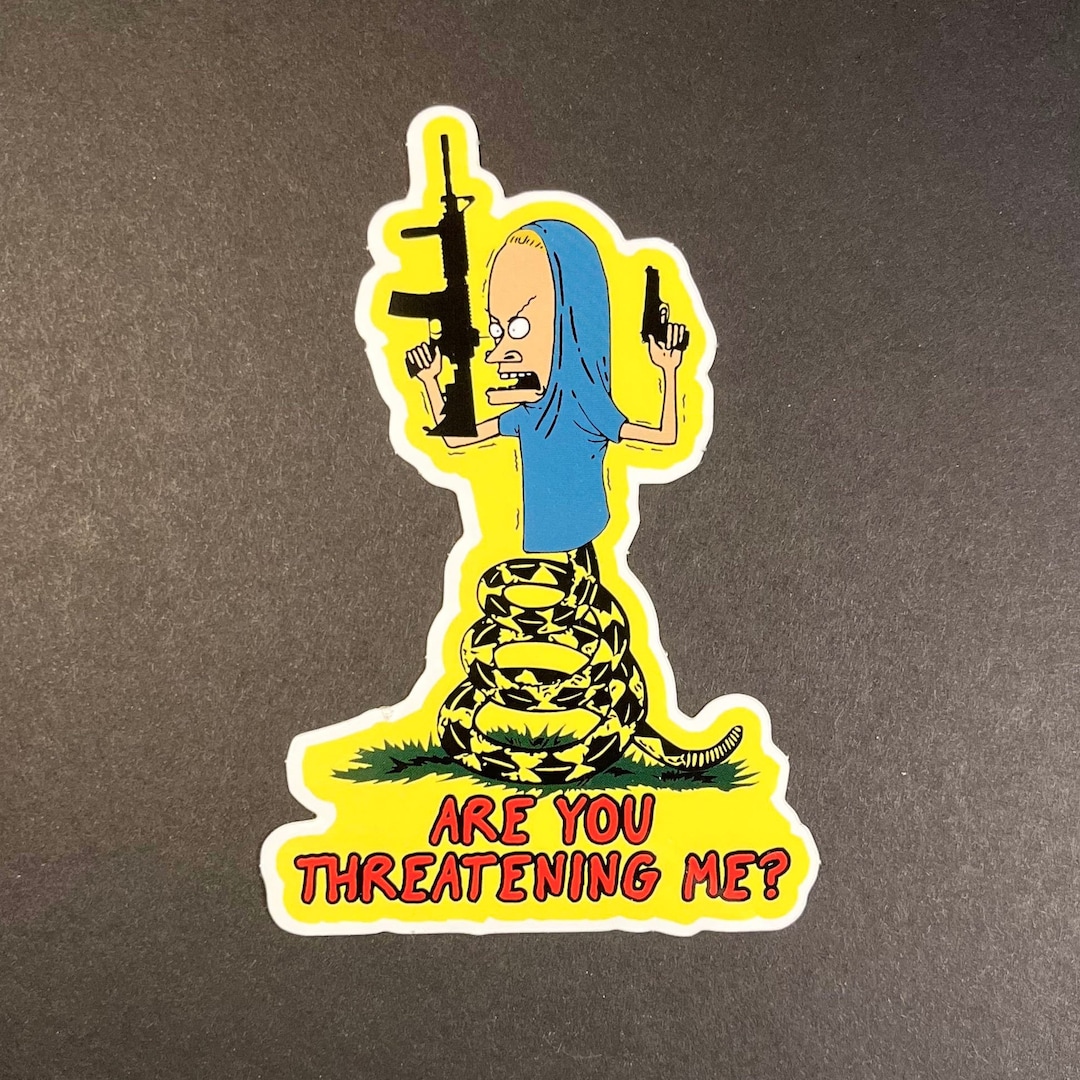 Don't Tread on Cornholio! - 4.5" Water Bottle Sticker - Etsy