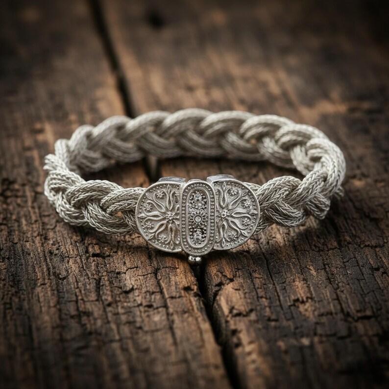 Handmade 999 Solid Silver Rope Bracelet: Kazaziye Art Jewelry - Etsy