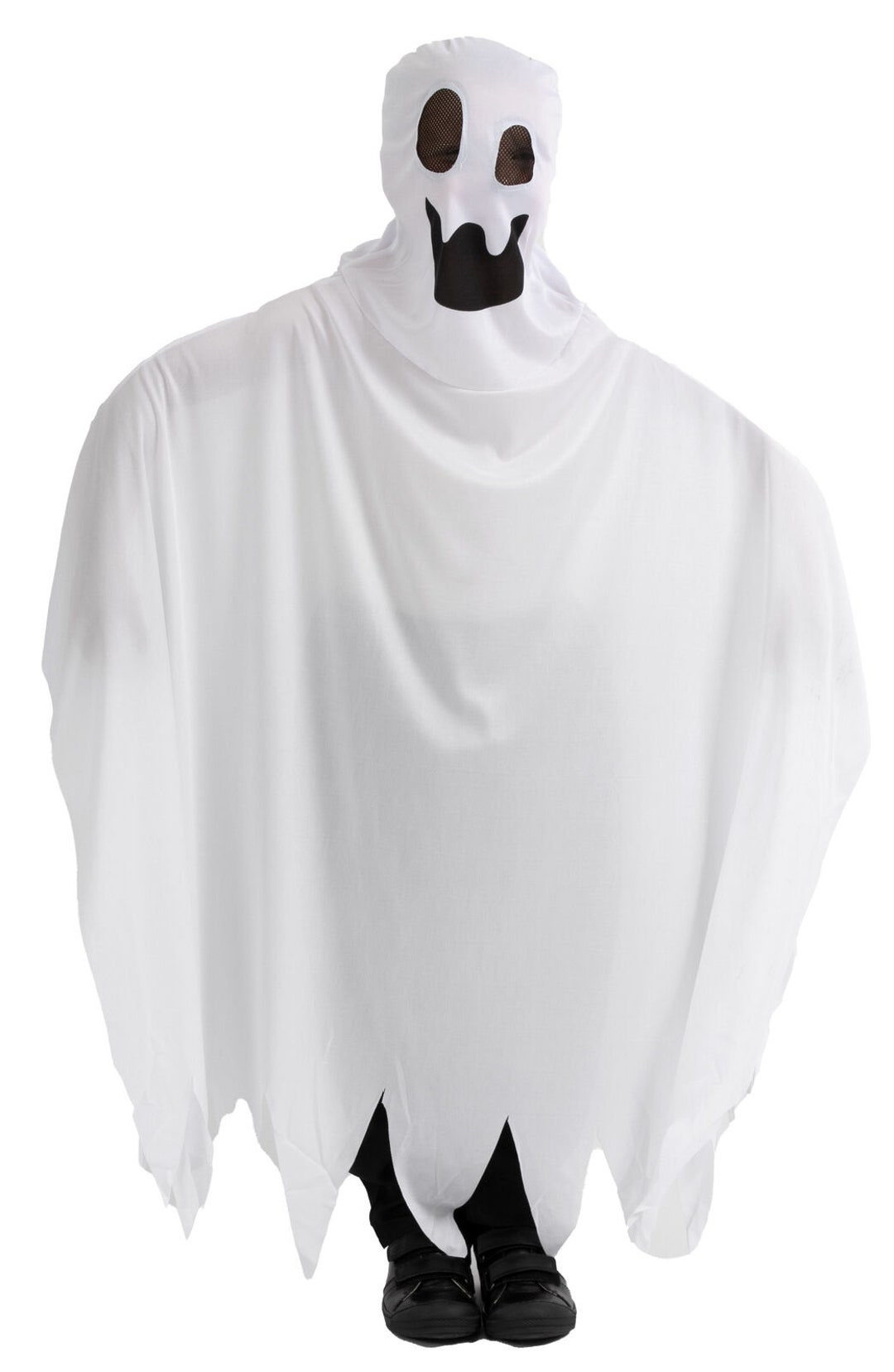 Kids Ghost Cape Costume Halloween Childs Trick or Treat Fancy Dress ...