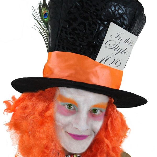 Mad Hatter Top Hat - Etsy