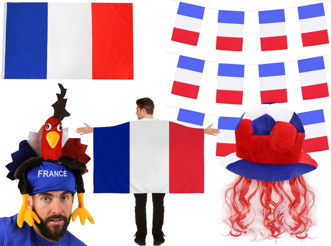 France Fancy Dress Euros 2021 Football Supporter Decoration - Etsy