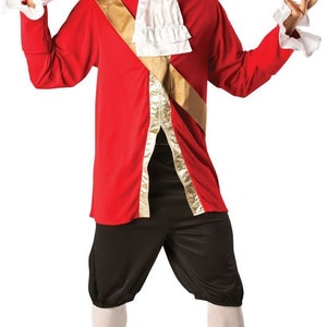 Mens Official Disney Captain Hook Costume Fancy Dress Costume World ...