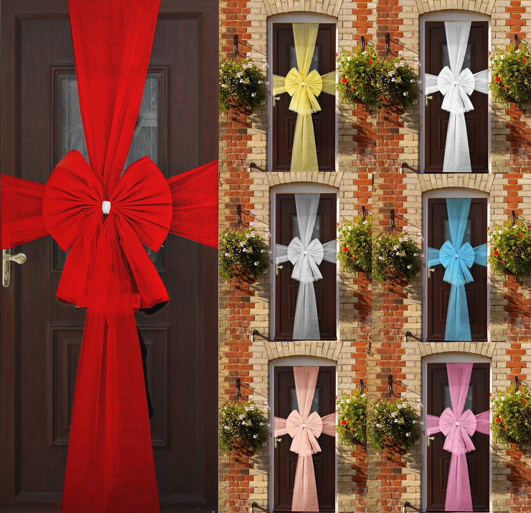 Extra Large Deluxe Door Bow Full Wrap Diamante Christmas - Etsy UK