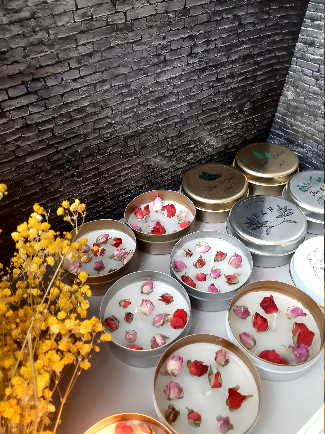 Red Rose Romance Soy Wax Candles Scented, Romantic , Hand-poured ...