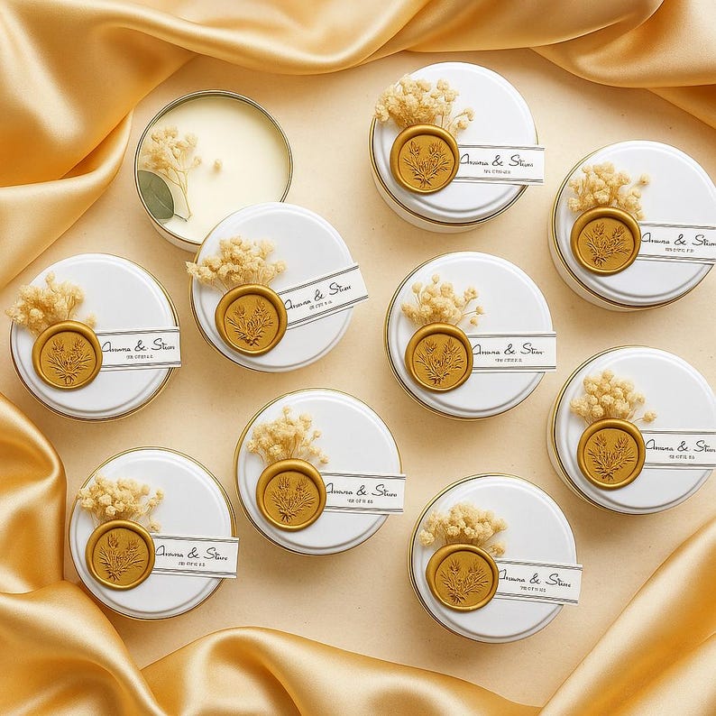 Elegant Birthday Candle Favors – Party Guest Gifts Souvenirs - Etsy