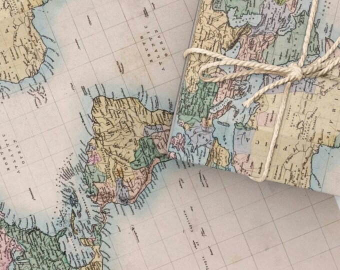 WORLD Wall Map Poster Rolled Paper or Laminated - Etsy