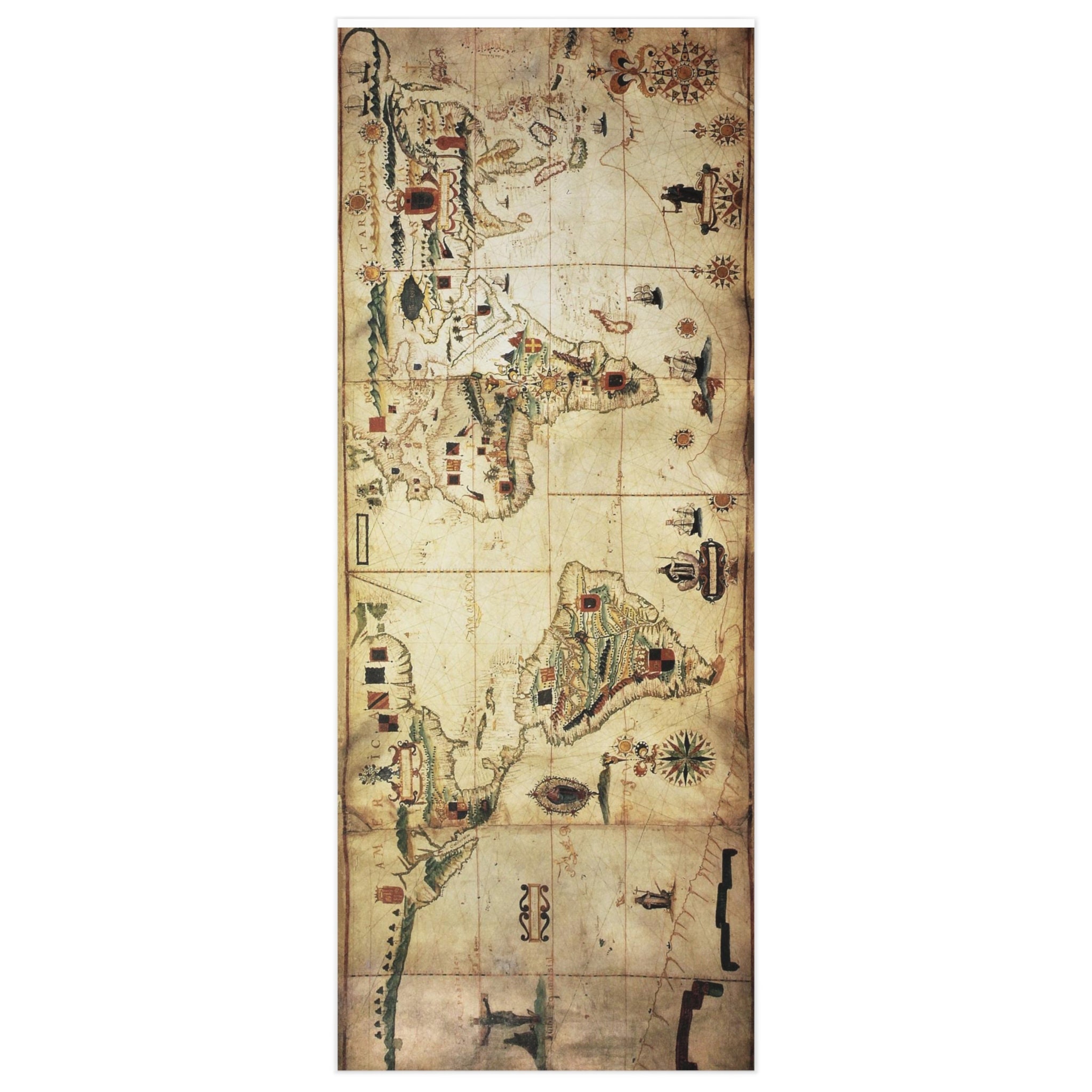 Antique Maritime Map Wrapping Paper - Etsy