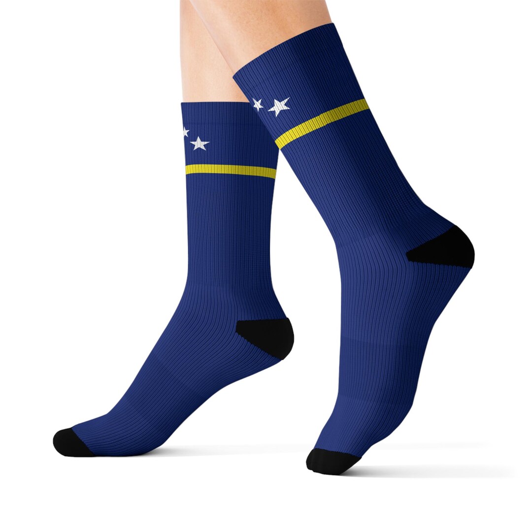 Curaçao Flag Sublimation Socks - Etsy