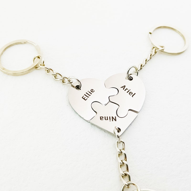 Puzzle Keychain - Etsy